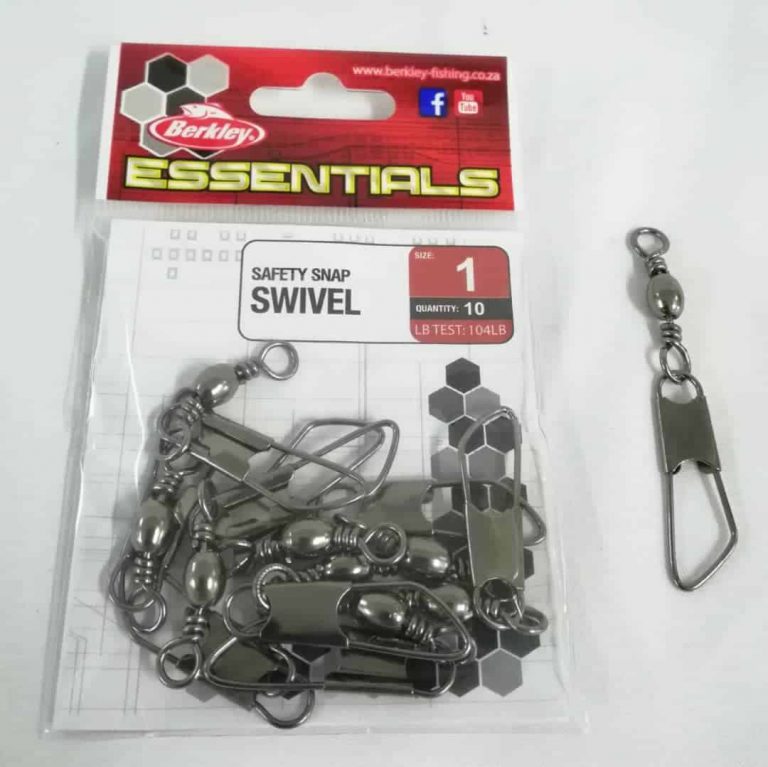 SWIVEL,BERKLEY ESSENTIALS SAFETY SNAP SWIVEL - SUG