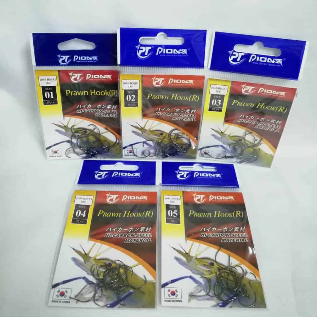 HOOK,PIONEER PRAWN HOOK 1045BN(R) - SUG