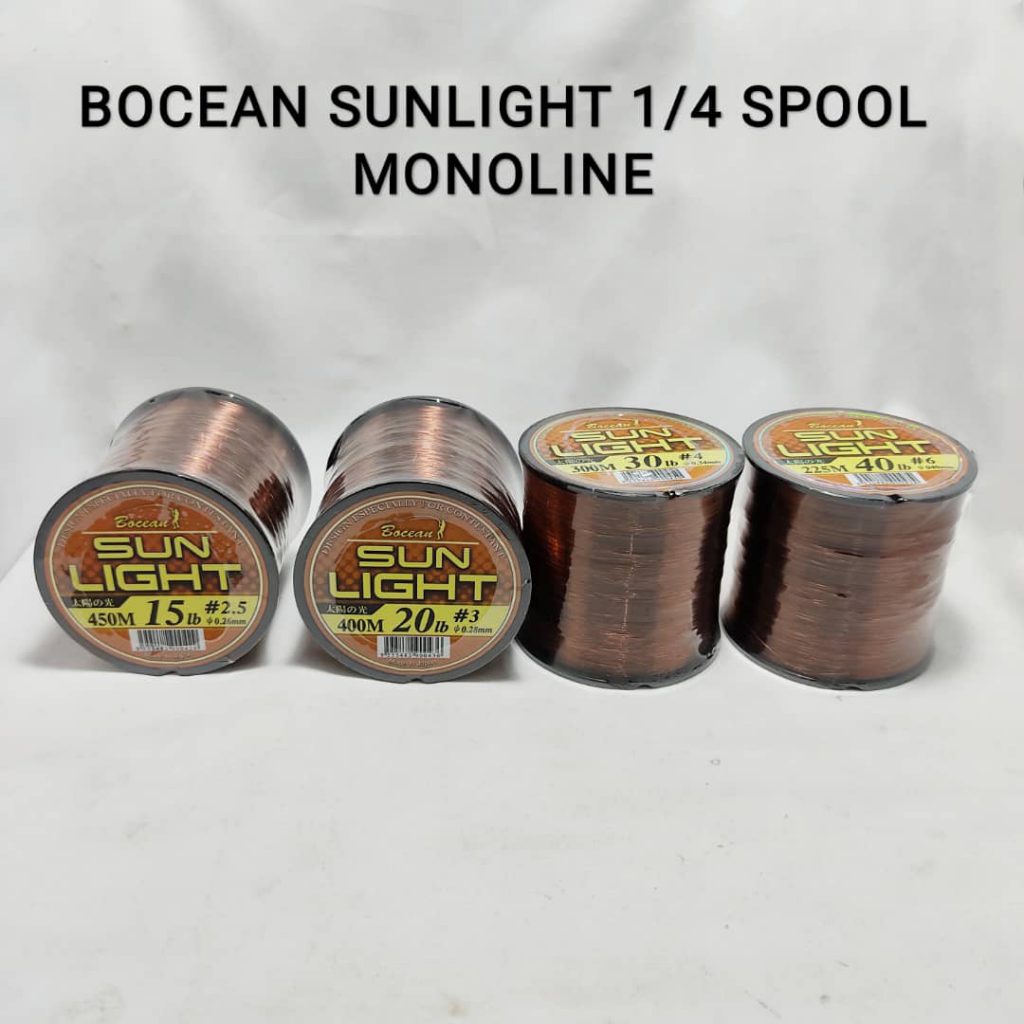 BOCEAN SUNLIGHT 1/4 SPOOL MONO LINE - SUG