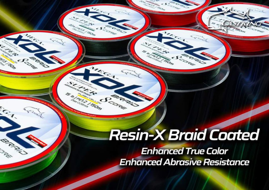 BRAIDED LINE, CASTKING MEGA-X PE BRAID (150M) DARK GREEN - SUG