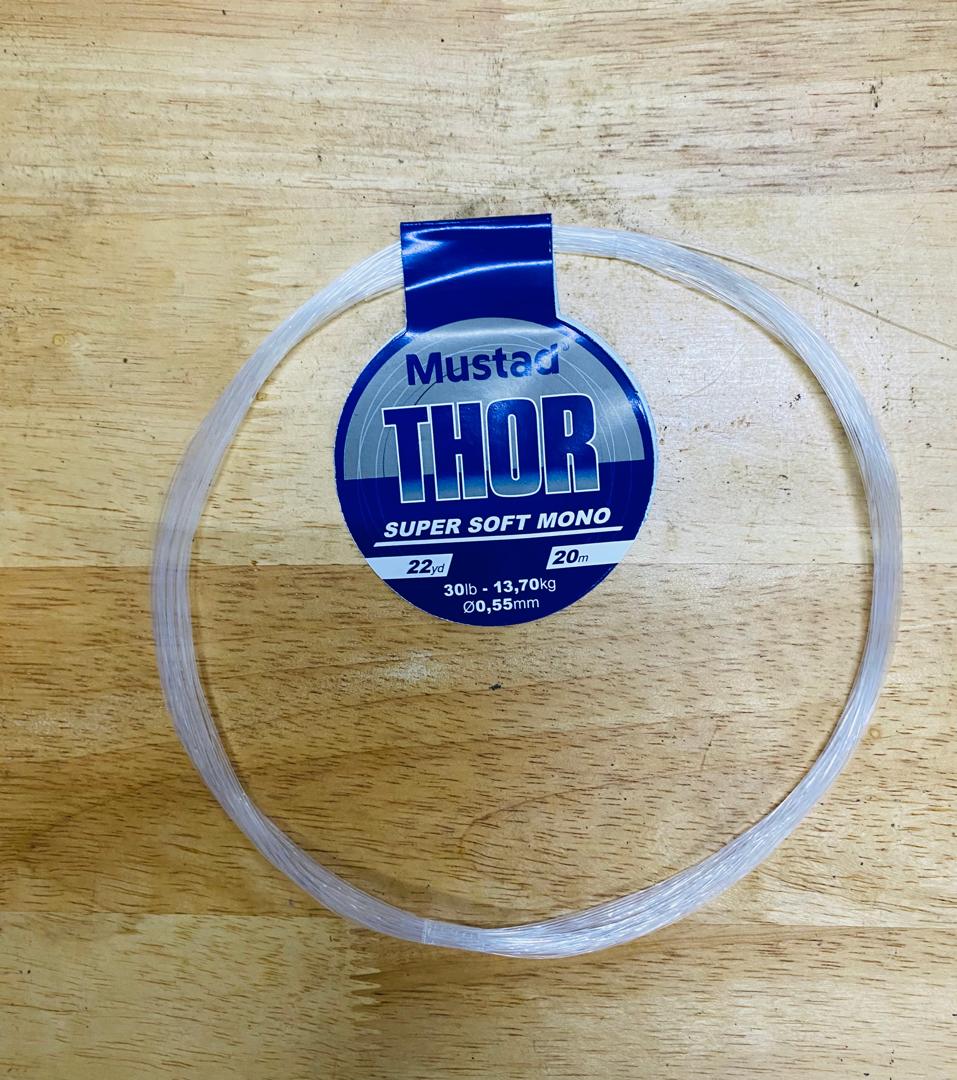 MUSTAD THOR SUPER SOFT LEADER LINE (20M) - SUG